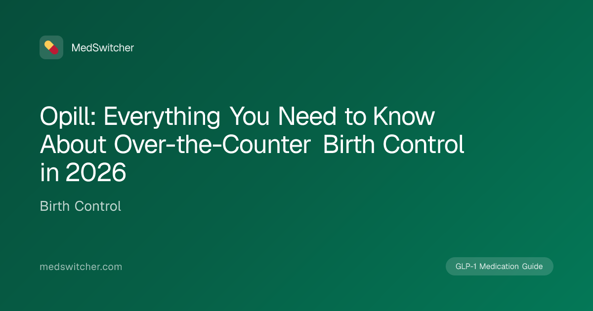 Opill: Everything You Need to Know About Over-the-Counter Birth Control ...