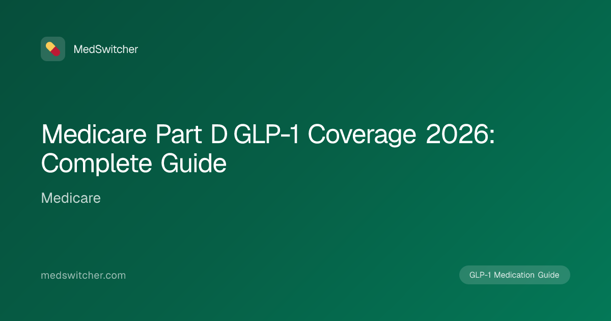 Medicare Part D GLP-1 Coverage 2026: Complete Guide | MedSwitcher
