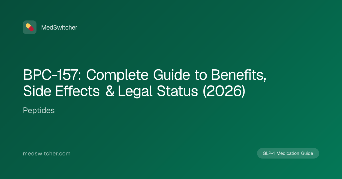 BPC-157: Complete Guide to Benefits, Side Effects & Legal Status (2026 ...