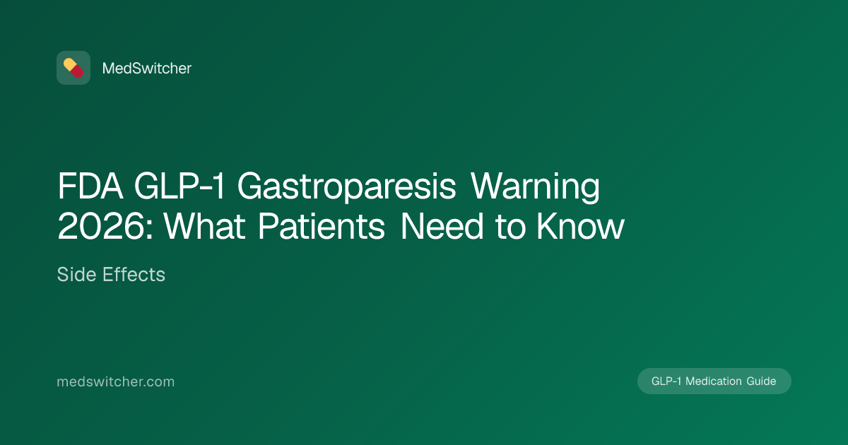 FDA GLP-1 Gastroparesis Warning 2026: What Patients Need to Know ...